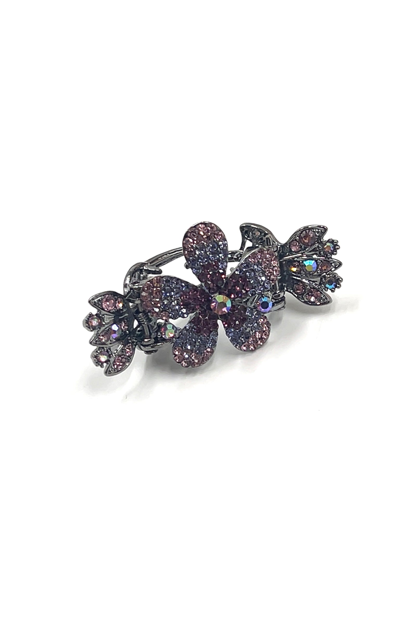 Ombre Crystal Flower Hair Jaw – Soho Style Ombre Crystal Flower Hair Jaw – Soho Style