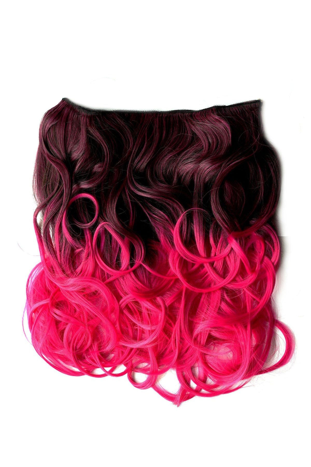 Pink/Red Tone Ombre Halo Extensions – Soho Style