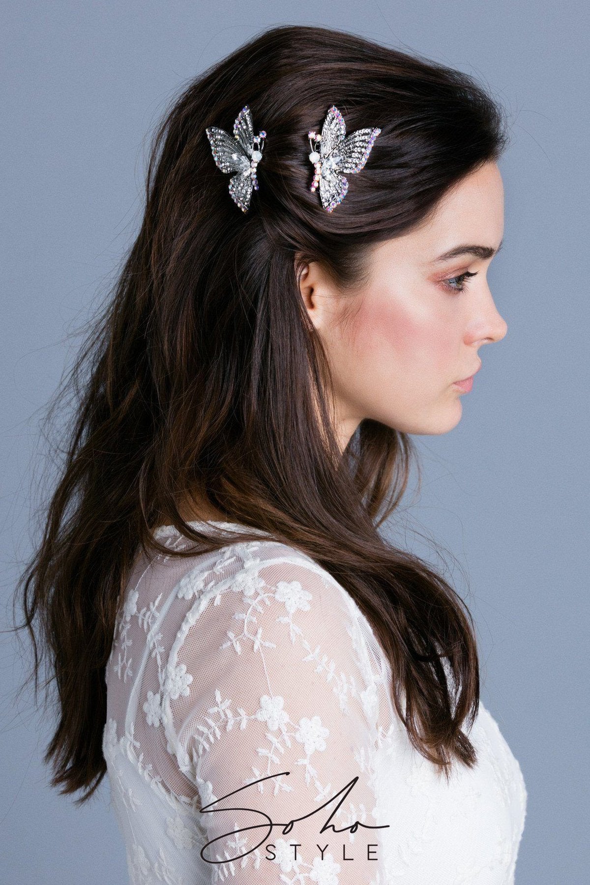 Butterfly Wings Hair Combs (Pair) – Soho Style