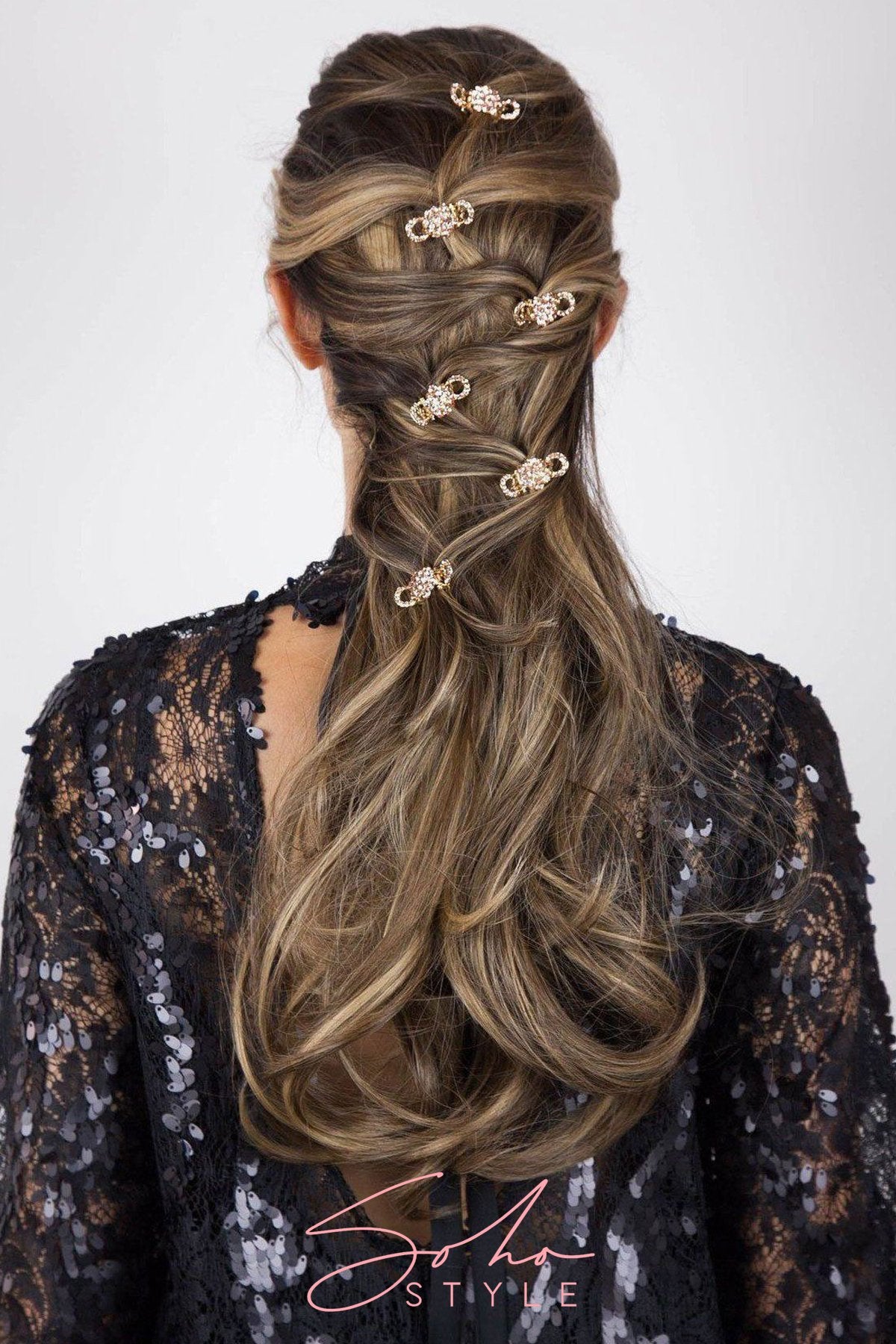 Mini Crystal Cluster Hair Jaw – Soho Style