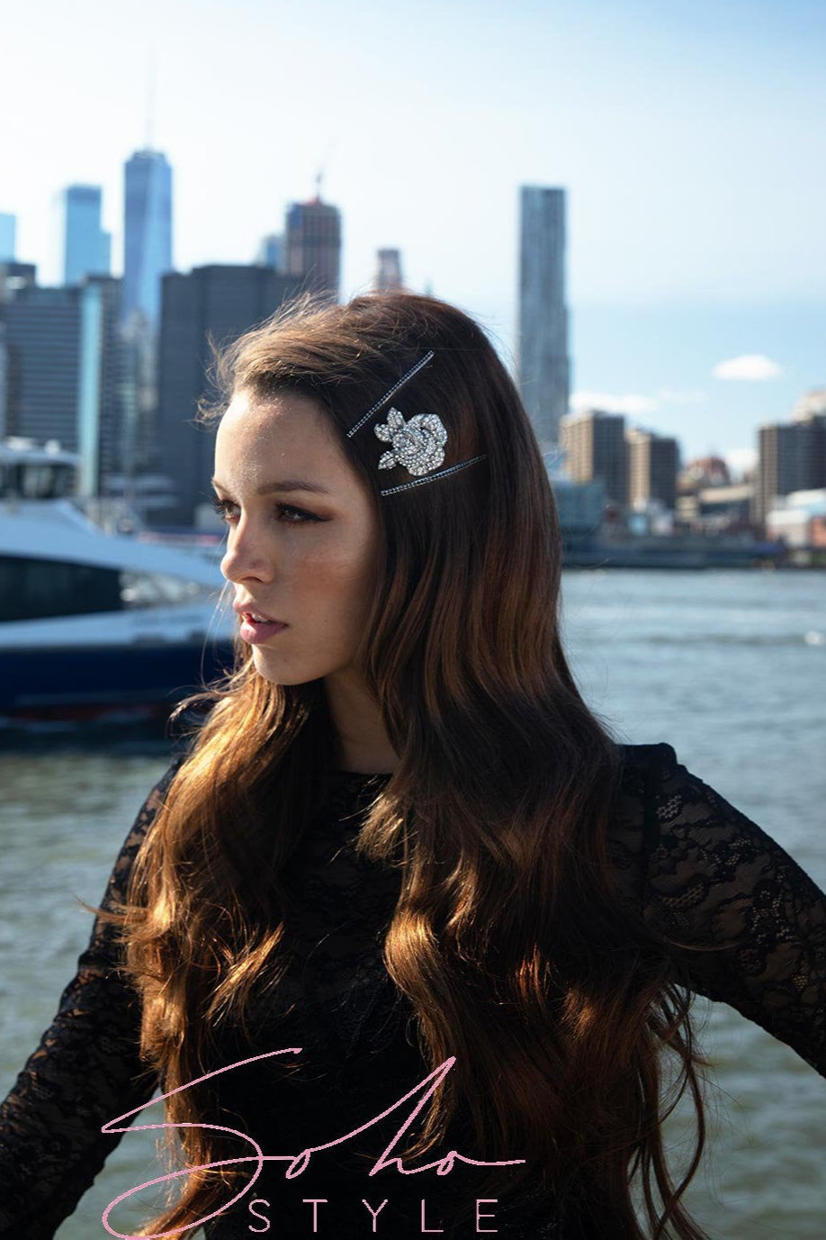 Crystal Statement Bobby Pin – Soho Style