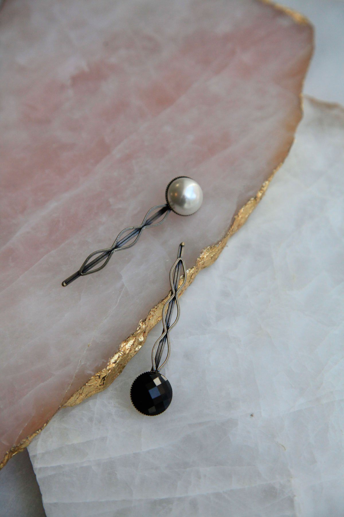 Pearl Bobby Pin 4 PCS Set – Soho Style